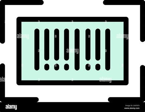 Scan Barcode Icon Outline Vector Mobile Code Hand Payment Scan