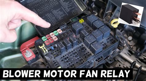 Chrysler Heater Blower Motor Fan Relay Location Replacement Blower