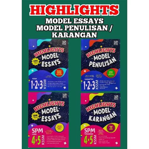 BUKU RUJUKAN NOTA HIGHLIGHTS MODEL PENULISAN KARANGAN ESSAYS