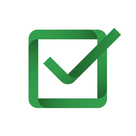 Check Mark Icon In A Box Or Square Vector Art At Vecteezy