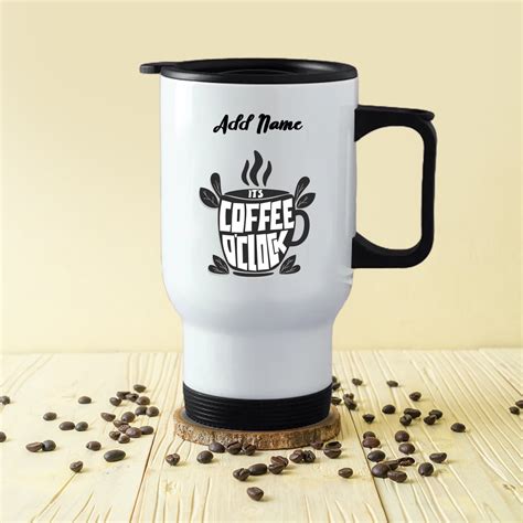 Customized Coffee Steel Mug Travel Tumbler Homafy
