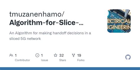 Github Tmuzanenhamo Algorithm For Slice Handover In 5g Networks An Algorithm For Making