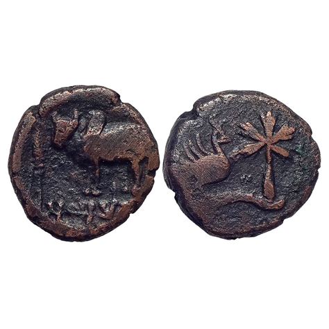 Ancient Ayodhya Region Ayumitra Copper Unit Virasat Auctions