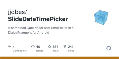 Github Jjobes Slidedatetimepicker A Combined Datepicker And Timepicker In A Dialogfragment