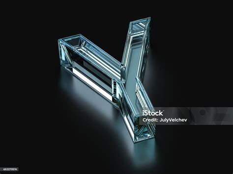 유리 문자 Y 알파벳 Y에 대한 스톡 벡터 아트 및 기타 이미지 알파벳 Y 0명 3차원 형태 Istock