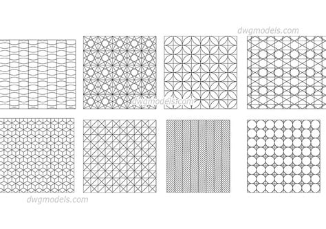 Geometrical Pattern Dwg Free Cad Blocks Download