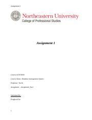 Itc Assignment Docx Assignment Assignment Course Itc Course Name Database