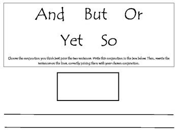 Combining Sentences With Conjunctions And Commas By Kerri Walker
