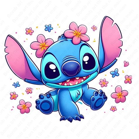 Disney Stitch Cartoon Drawing