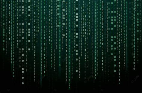 Streamlined Futuristic Design Vector Illustration Of Binary Data And