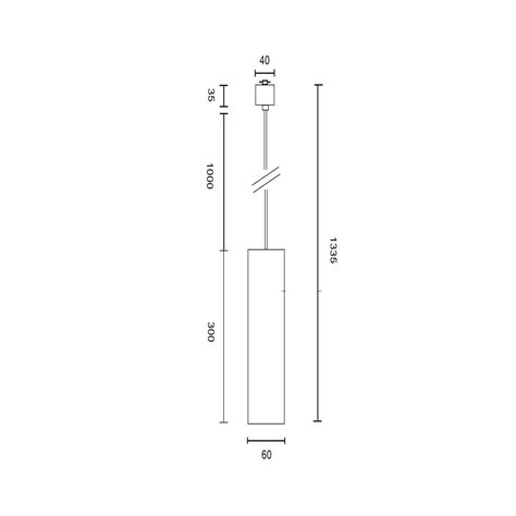 Single Phase Track Pendant Spotlight Focus Unity Wonderlamp Shop