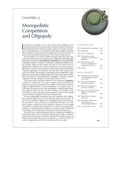 Micro Pearson Perason Book Notes On Monopolistic Competition