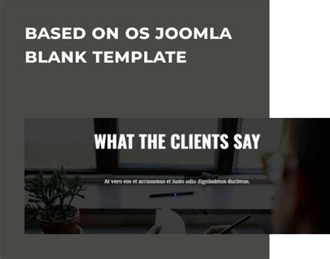 Bizone Joomla One Page Template One Page Joomla Template