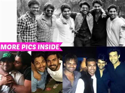 Ram Charan | Allu Arjun | Varun Tej | Sai Dharam Tej | Chiranjeevi | Rare Pics Of Mega Heroes ...