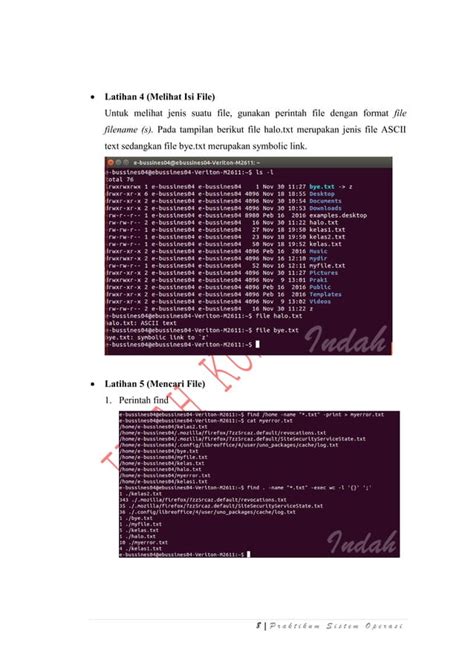 Laporan Praktikum Sistem Operasi Modul 4 Pdf