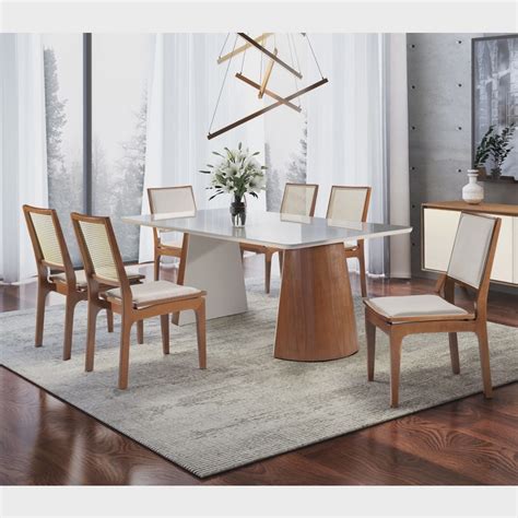 Sala De Jantar Atenas 20x1 Metros Com 2 Cadeiras Atenas E 4 Cadeiras