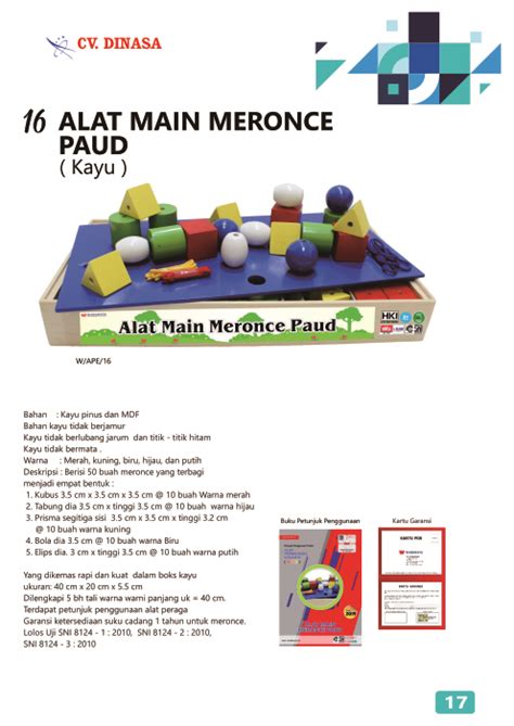 Alat Main Meronce Manik Tali Siplah