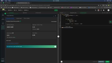 Subadevan C On Linkedin Dsa Codingchallenge Python Geeksforgeeks