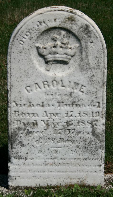 Caroline Christine Strack Hufnagle 1840 1887 Find A Grave Memorial