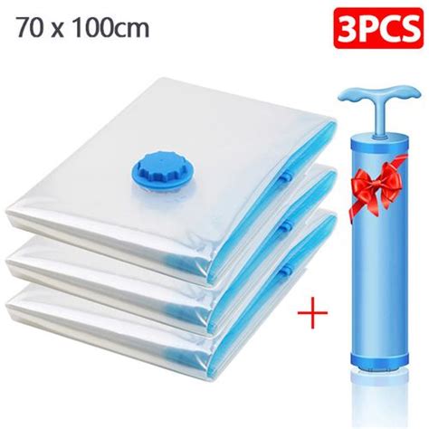 Generic 15pcs Vacuum Storage Bagsspace Saver Bag With Pumpvacume