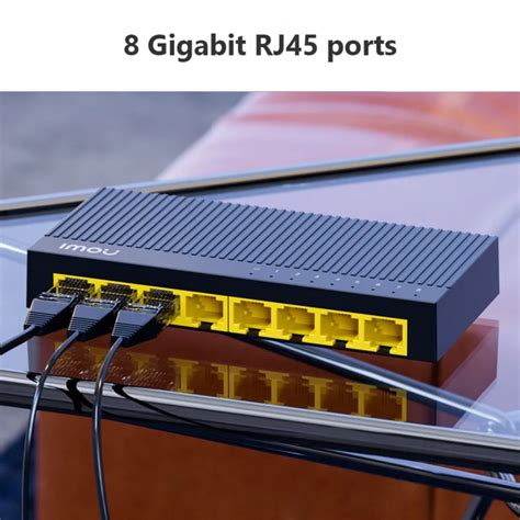 Bộ Chia Mạng Switch 8 Cổng Imou Sg108c Tốc độ 1000mbps Công Suất