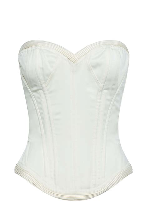 Corset Victoria Ivory Satin
