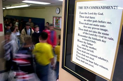A Modest Alternative To Posting The 10 Commandments In Public Schools