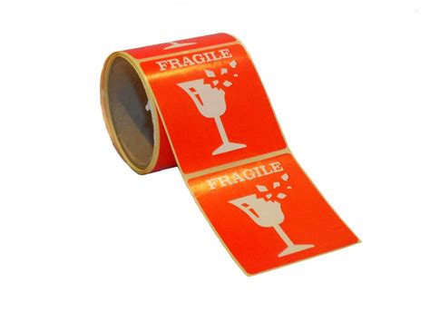 Warning Labels Fragile Labels