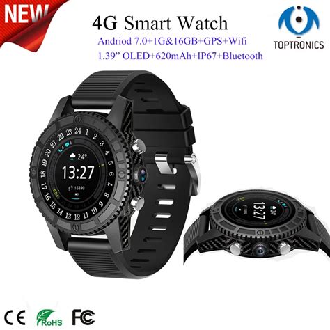 4G LTE Smart Watch Android 7 0 RAM 1GB ROM 16GB Wristwatch GPS WiFi 4G