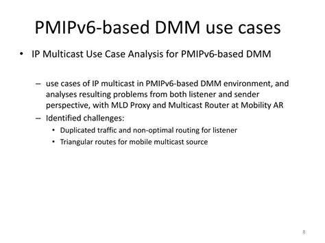 ppt multimob possible future work i dmm multicast powerpoint