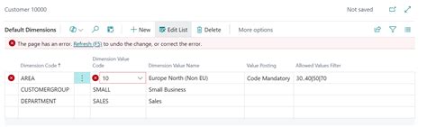 Business Central Troubleshoot Incorrect Dimensions In Financial Reporting