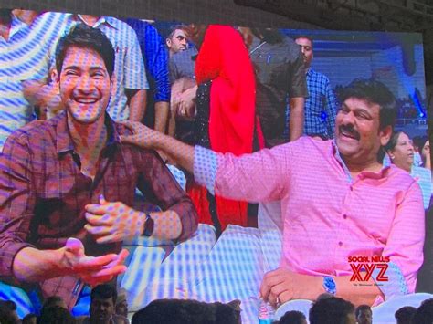 Megastar Chiranjeevi And Superstar Mahesh Babu Candid Stills From