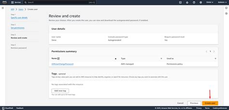Click On Create User