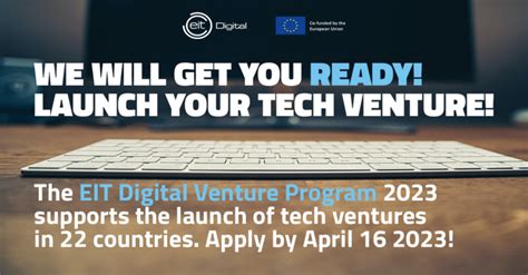 Eit Digital Venture Program 2023 Horizon Europe