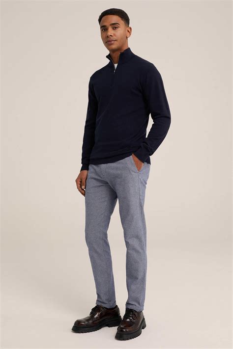 We Fashion Fundamentals Trui Casper Donker Blauw Wehkamp