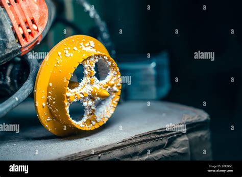 Xps Or Eps Cutterr For Polystyrene Sheets Close Up In Foam Chips Tool For Making Round Holes In