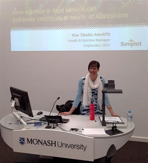 Sharing Simplot Food Service Nutrition Expertise With Future Dietitian