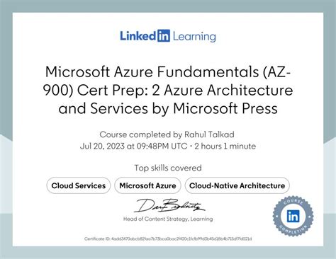 Rahul Talkad On Linkedin Certificate Of Completion