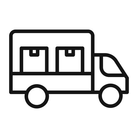 Delivery Truck Symbol Mark In Filled Style 47628858 Vector Art At Vecteezy