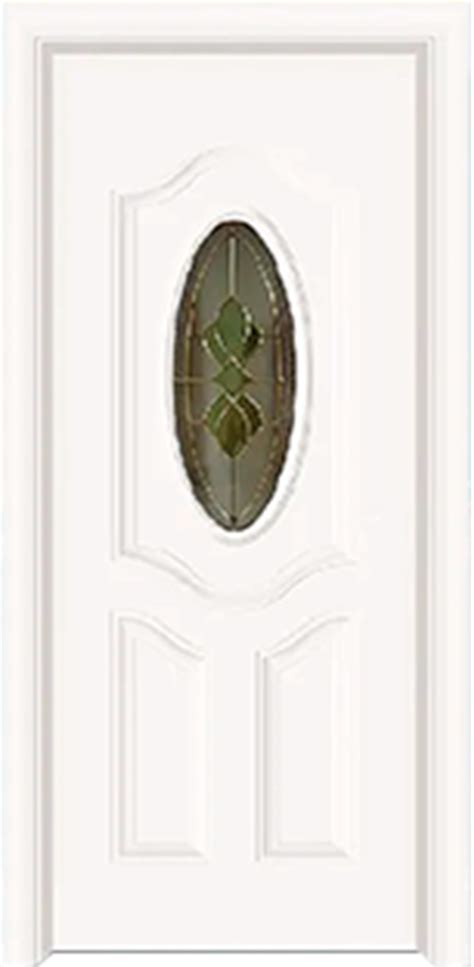 Puerta Metalica Blanca De 36 X 80 Plg De 3 Tableros 1 Visor Vidrio Ap