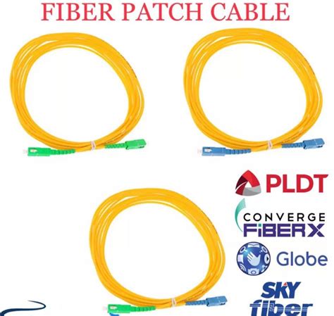 Fiber Patch Cord Cable Internet For Pldt Globe Converge Globe Sky Internet Modem On Carousell