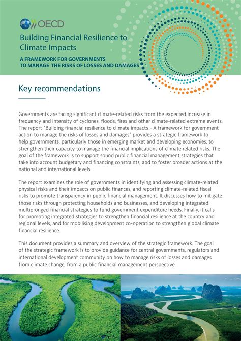 Key Recommendations Building Financial Resilience To Climate Impacts By Oecd Issuu