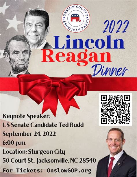 Lincoln Reagan Dinner Onslow County Republican Party