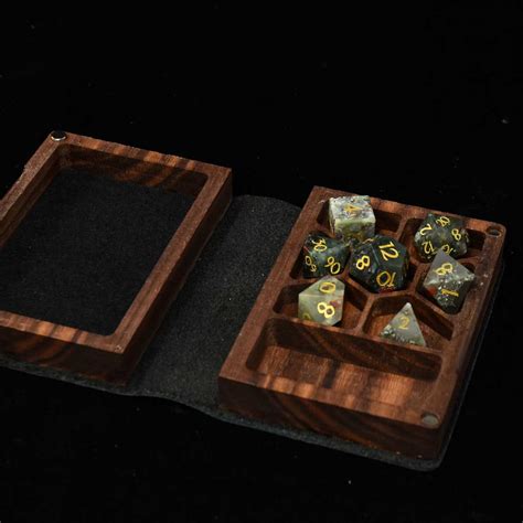 Mini Spellbook Gaming Box Sky Ink Bottle On Onyx Leather Elderwood