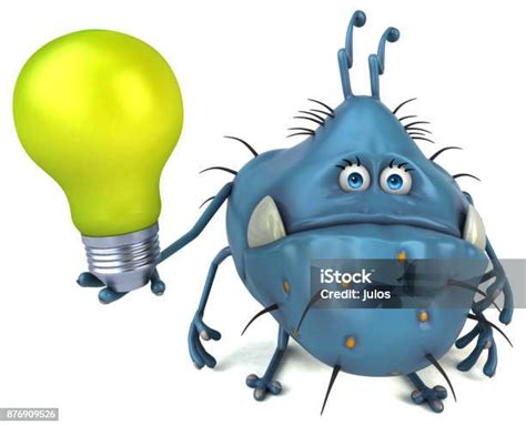 재미 있는 세균3d 일러스트 디자인에 대한 스톡 사진 및 기타 이미지 디자인 만화 바이러스 Istock
