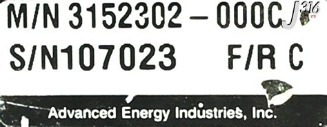 3673 Advanced Energy Dc Arc Detector 3152302 000c J316gallery
