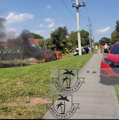 Two Injured After High Speed Car Crash In A Quiet Delray Beach