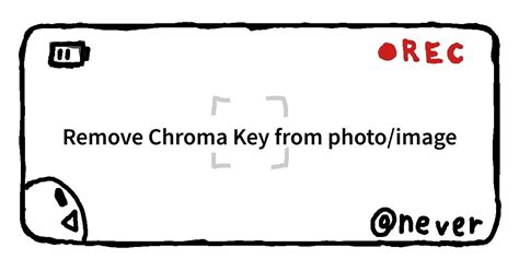 Remove Chroma Key From Photoimage