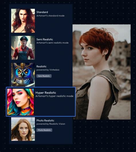 features hyper realistic artsmart ai