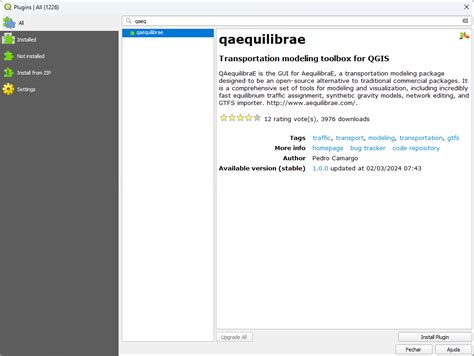 Getting Started — Aequilibrae For Qgis